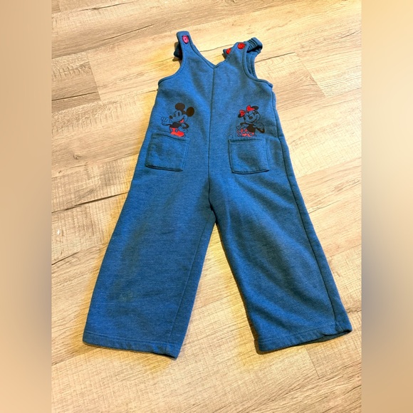 Disney | One Pieces | Disney Overalls With Mickey Minnie Mouse In Blue ...
